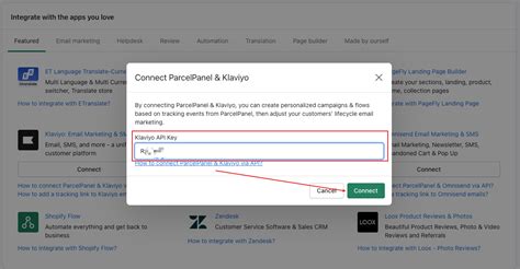 How To Connect ParcelPanel Klaviyo Via API