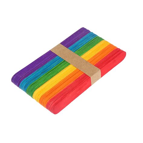 Diy Early Education Wood Color Ice Cream Stick Ice Cream Stick