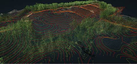 Lidar Contour Green Sky Group