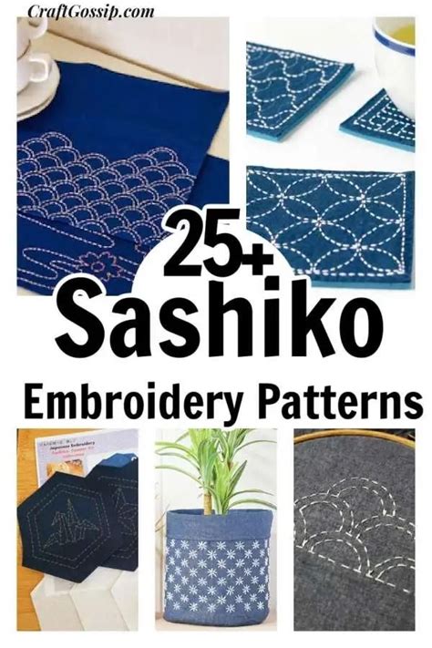 25 Sashiko Embroidery Patterns To Try Artofit