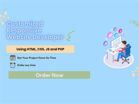 A Responsive And Modern Website With Php And Html Css And Js Upwork