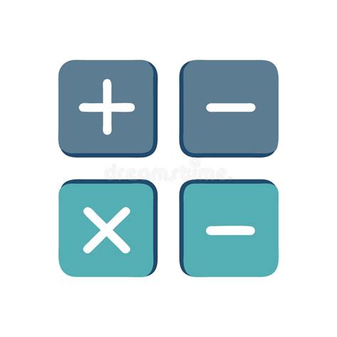 Educational Math Icon For Learning Tools Stock Vector Illustration Of