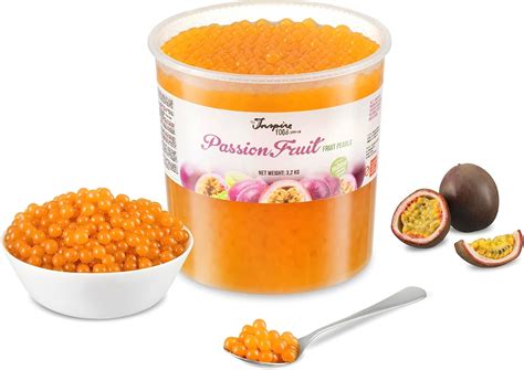 Inspire Food Bubble Tea Perles Fruit De La Passion Bubble Tea Perle