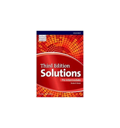 Книга Підручник Solutions 3rd Edition Pre-Intermediate Students book ...