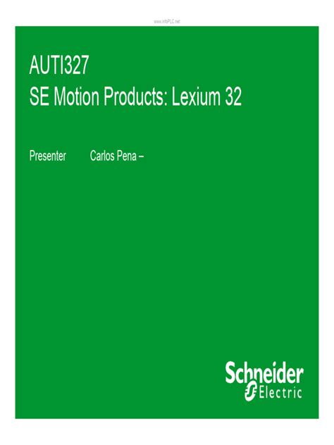 Infoplc Net Lxm32 Pdf Electric Motor Electrical Engineering