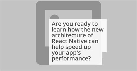 React Jobs On Linkedin React Natives New Architecture A New Era Of