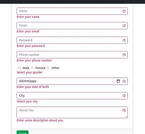 Form Handling In React Js With Validation Using React State