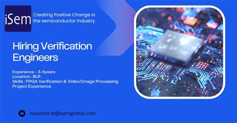 Noushad Tk On Linkedin Fpga Verificationengineer Techjobs