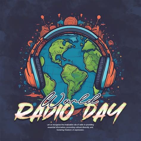 Premium Psd World Radio Day Music Day Social Media Post Banner Template