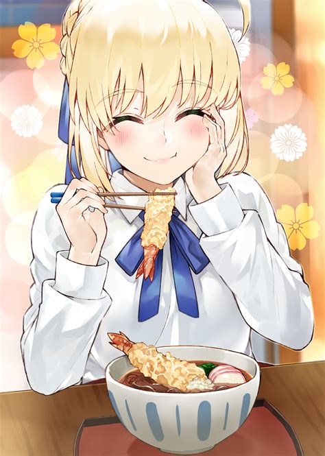 Saber Eating Fate Rawwnime