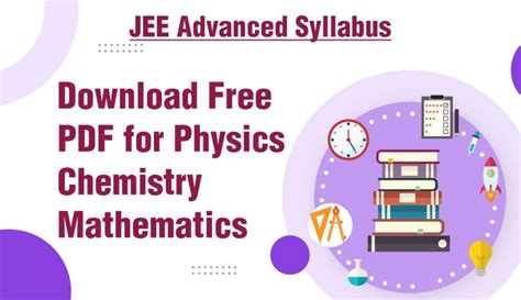 Jee Advanced Syllabus 2026 Download Pdf For Maths Physics