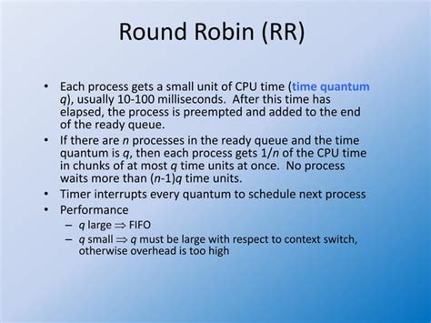 Operating System 30 Preemptive Scheduling Pptx Operating Systems