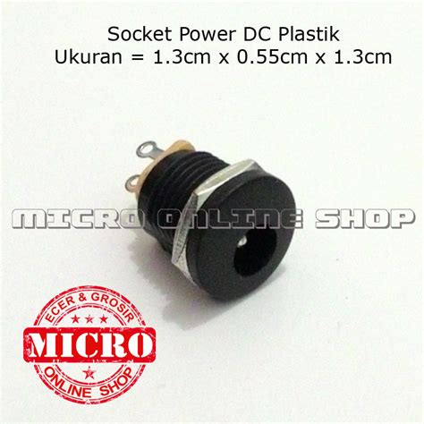 Jual Socket Power Dc 5 5 Mm In Female Soket Dc Bulat Connector Dc