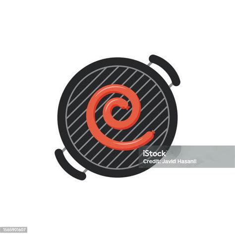 바베큐 또는 바베큐 파티 그릴 피크닉 바베큐 장비 그릴 꼬치 소시지 조미료 닭고기와 고기 야채와 소스 벡터 플랫 그림 뒤뜰에 대한 스톡 벡터 아트 및 기타 이미지 Istock