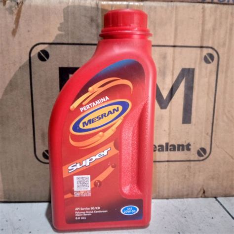 Jual Oli Pertamina Mesran Super SAE 20W 50 Original Berkualitas Oli