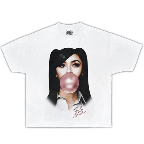 Mariah The Scientist Bubble Pop Boxy Cotton Tee Shirt Boxy Shirt Opium
