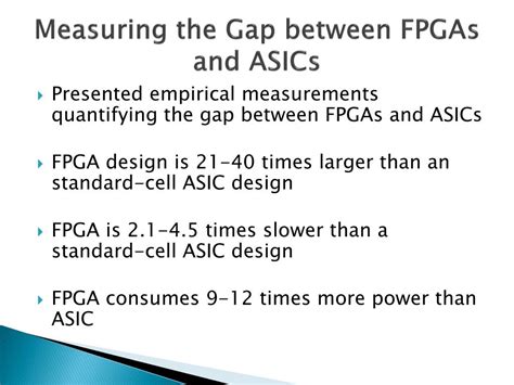 ppt topic review fpga vs asic powerpoint presentation free