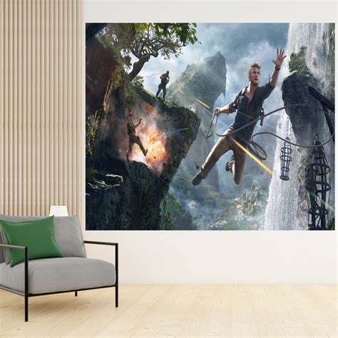 قیمت و خرید تابلو شاسی مدل گیمینگ طرح پوستر بازی کامپیوتر پرطرفدار آنچارتد 4 Uncharted کد 1097