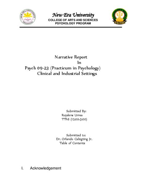 Doc Narrative Report Ko