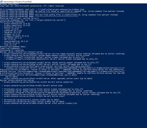 Create Site Not Happening Through Chef But Working Through Manual Method · Issue 242 · Esri