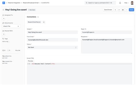 Resend Integration Frappe Cloud Marketplace