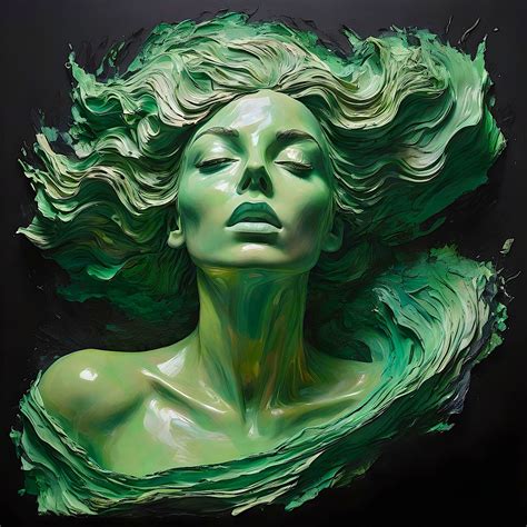 Download Statue Green Bust Royalty Free Stock Illustration Image