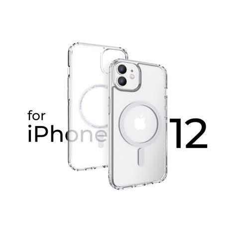 Rapa Case Crystal 2in1 With Premium Tempered Glass Magnetic Case For