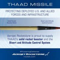 Aerojet Rocketdyne Propulsion Powers Additional THAAD Interceptors