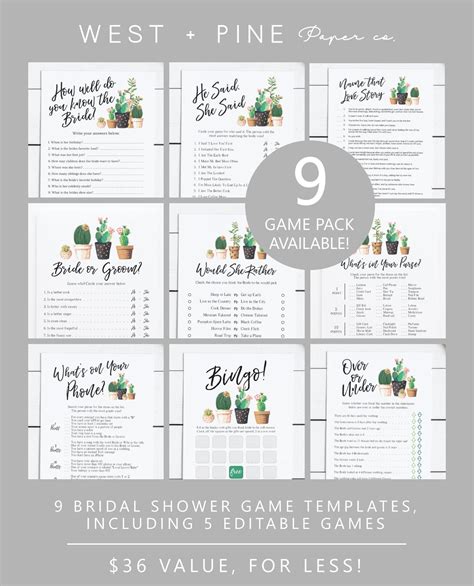The Ring Game Bridal Shower Game Activity Don T Say Etsy