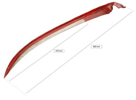 kosa ręczna kosisko 70 cm ostrzona do trawy metalowa Kotarbau