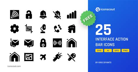 Download Interface Action Bar Icon Pack Available In SVG PNG Icon Fonts