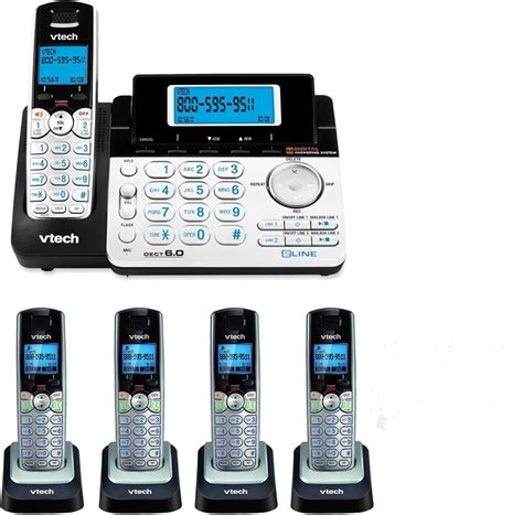 VTech CS DECT Teléfono inalámbrico expandible con identificador de llamadas y altavoz