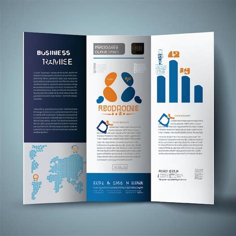 Business Tri Fold Brochure Design Premium Ai Generated Image