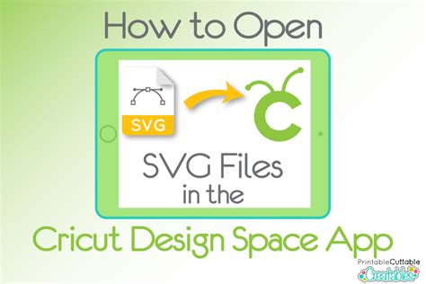 How To Open Svg Files In The Cricut Design Space App On Ipad Or Iphone