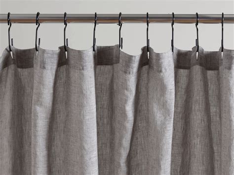Linen Shower Curtain Parachute
