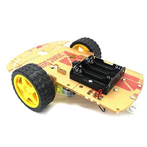 Yikeshu 2wd Smart Robot Car Chassis Kit With Speed Encoder Battery Box
