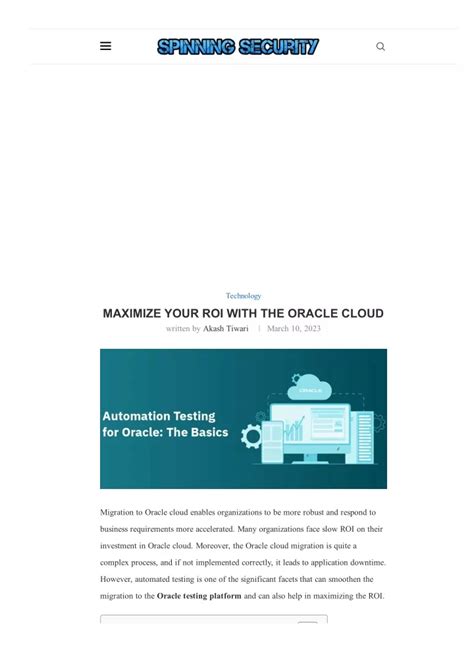Ppt Maximize Your Roi With The Oracle Cloud Powerpoint Presentation Free Download Id 12204971