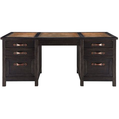 Tremont Executive Desk With Blotter In Black