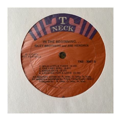 The Isley Brothers And Jimi Hendrix In The Beginning