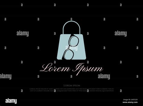 Simple Minimalist Eye Glass Optic Spectacles Store Logo Design Vector