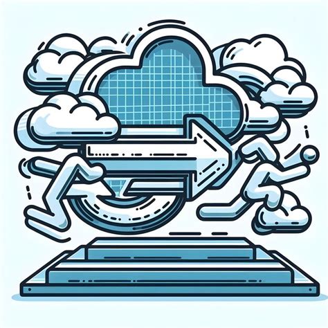 3d Flat Icon As Digital Transformation Illustration With Blank Area For Customizable Text