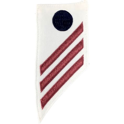 Navy E2 E3 Combo Rating Badge Electricians Mate White Uniform