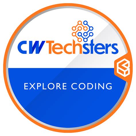 Cw Techsters Programme Participant Stage 1 Explore Coding Credly
