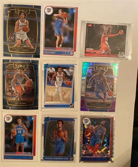 JOSH GIDDEY Tre Mann 2021 22 Rookie Cards Sweet Extras OKC Thunder