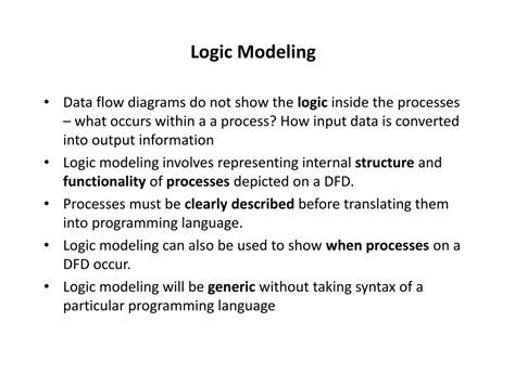 ppt efficient logic modeling techniques in system requirements