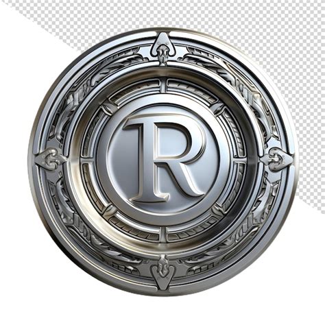 Premium Psd Letter R Coin