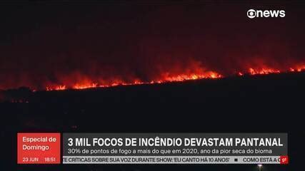 MS decreta situação de emergência em cidades atingidas pelos incêndios