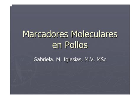 Marcadores De Resistencia Genética A Enfermedades