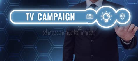 Text Showing Inspiration Tv Campaign Business Idea Television Programming Produced And Paid For