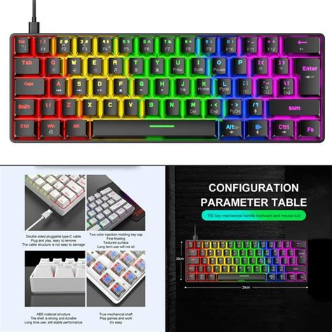 Mecánico Para Juegos Con Cable Anti Fantasma Retroiluminado Windows
